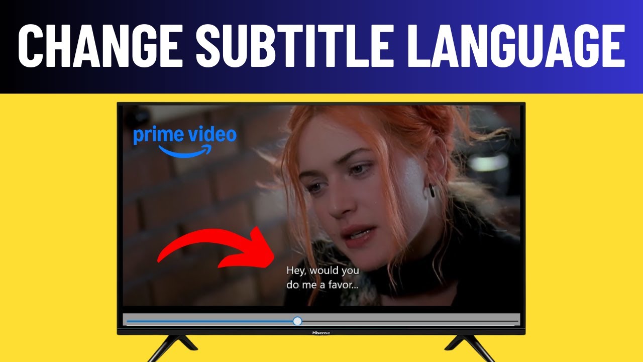 How to Change Subtitle Language in Amazon Prime on TV - YouTube