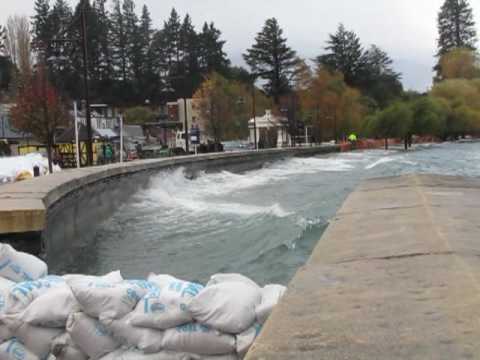 Flooding in Queenstown - YouTube