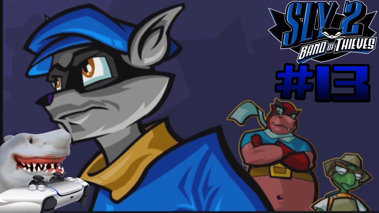 4K INTENSE Shark Puppet plays Sly 2 Band of Thieves pt 13 - YouTube