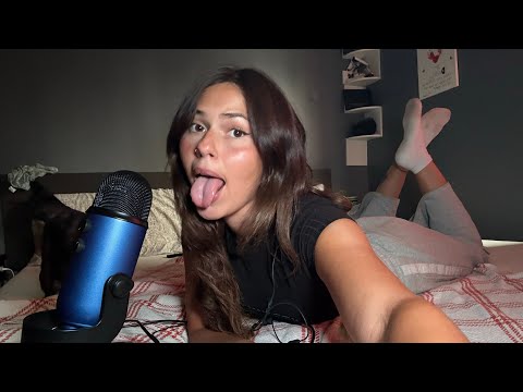 ASMR Cupped Tongue Swiring In The POSE!!
