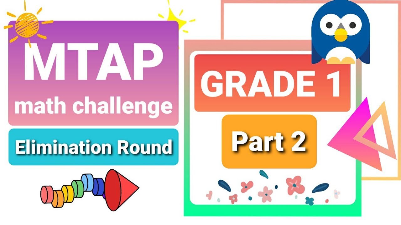 GRADE 1 MTAP MATH CHALLENGE WITH ANSWER KEY - YouTube