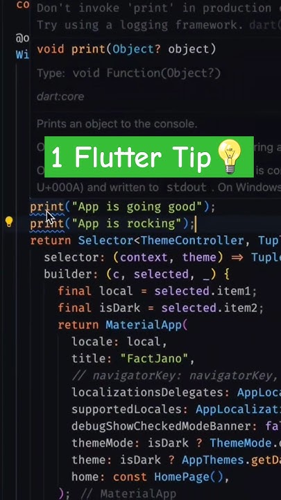 Beginner Flutter Tip 💡 #flutter #programming - YouTube