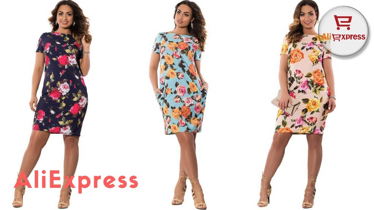 Dress From Aliexpress Plus Size Dress Female Fashion Printing Large ...