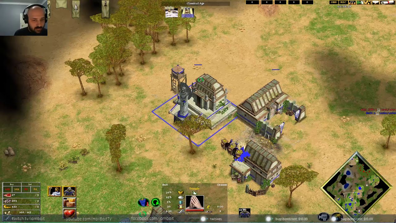 Ranked 1v1 Oranos vs Gaia - Age of Mythology: The Titans (Game 1) - YouTube