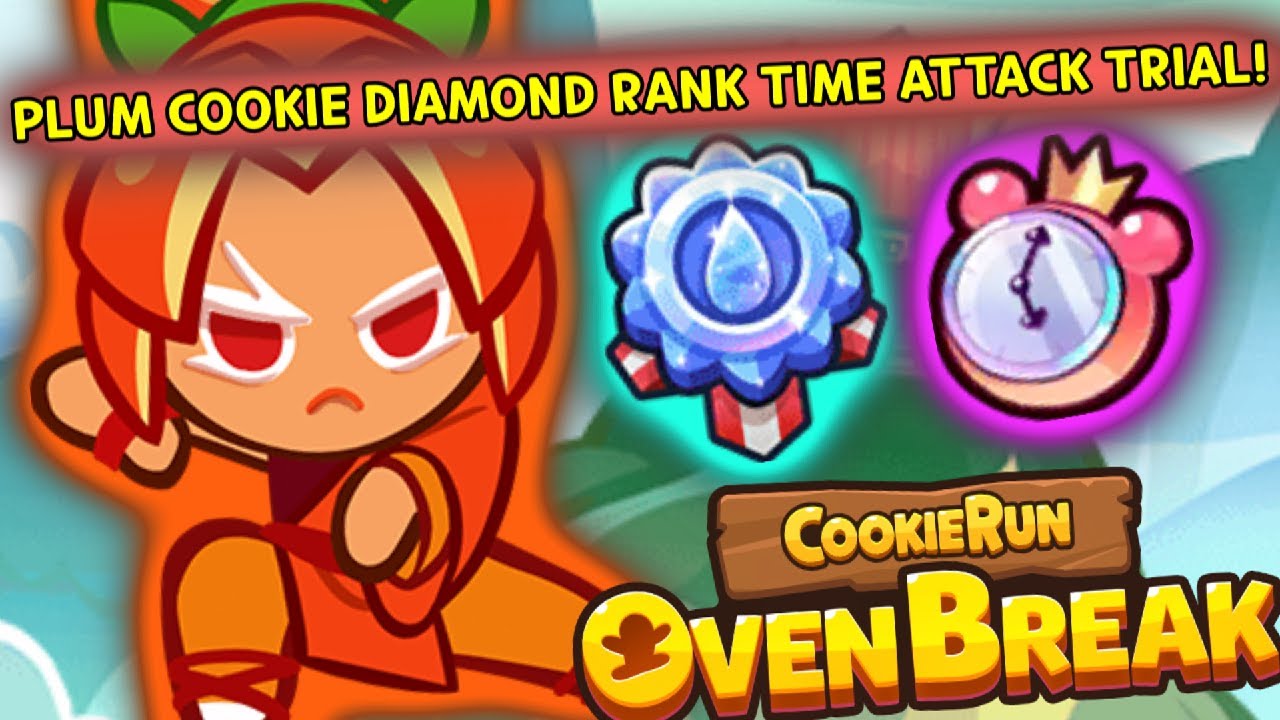 PLUM COOKIE DIAMOND RANK TIME ATTACK! (Cookie Run: OvenBreak) - YouTube