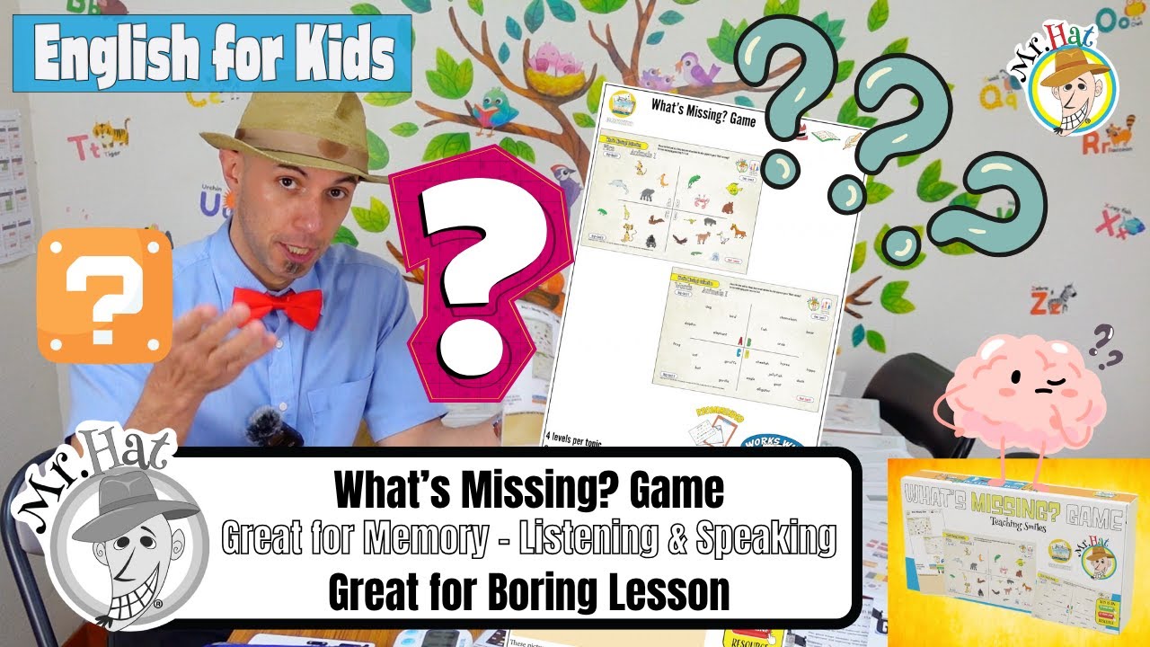What's Missing? Game | Vocab&Grammar | Memory | Listening&Speaking ...
