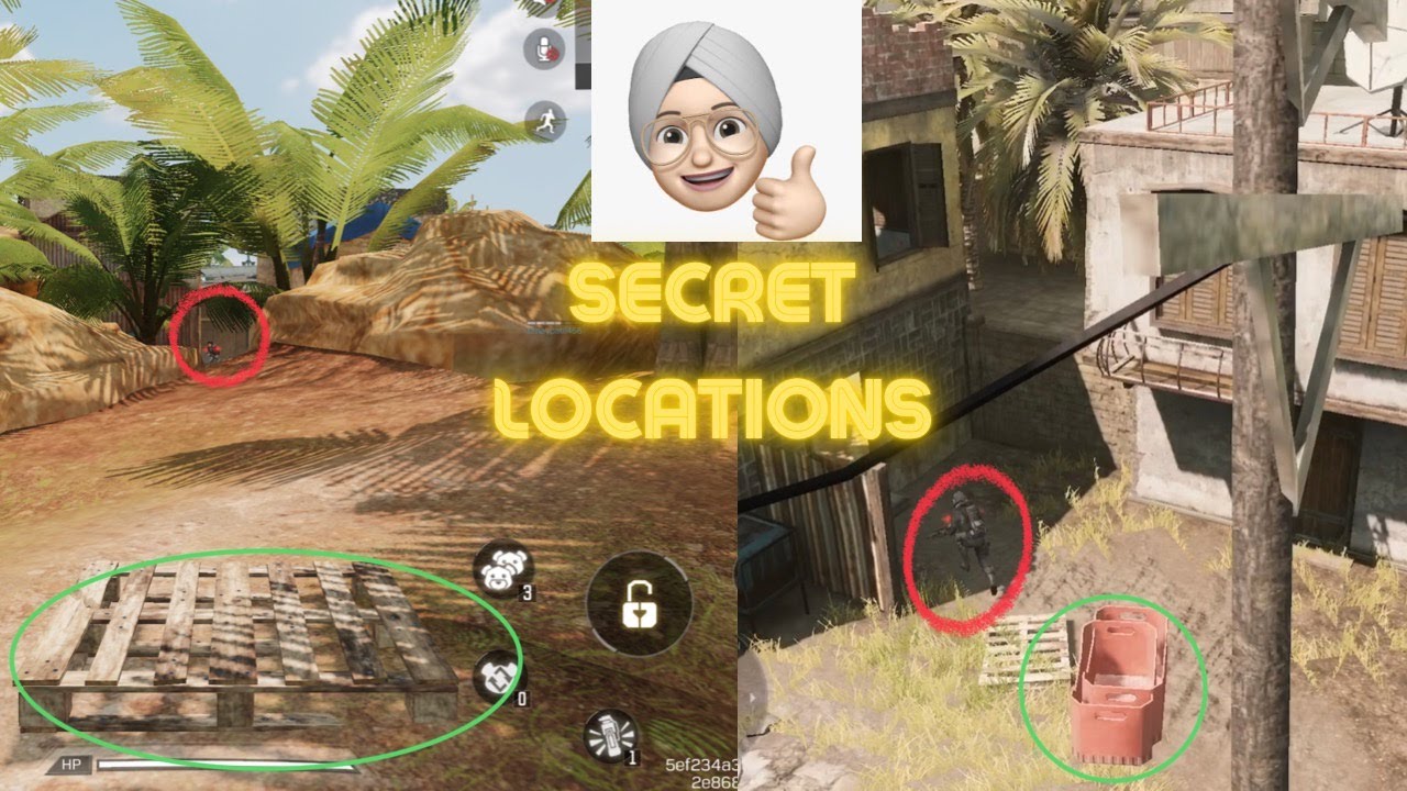 Secret locations for Prop and Hunt || COD MOBILE - YouTube