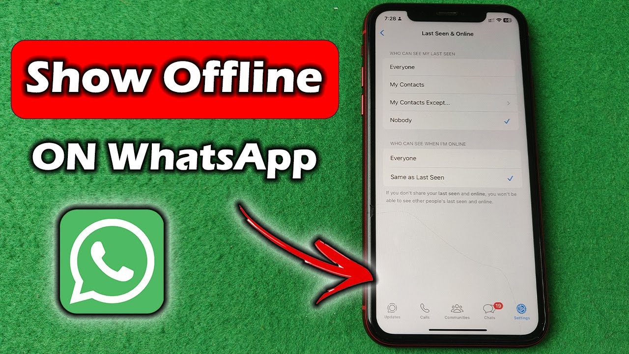 How to Show Offline on Whatsapp on iPhone | Full Guide - YouTube