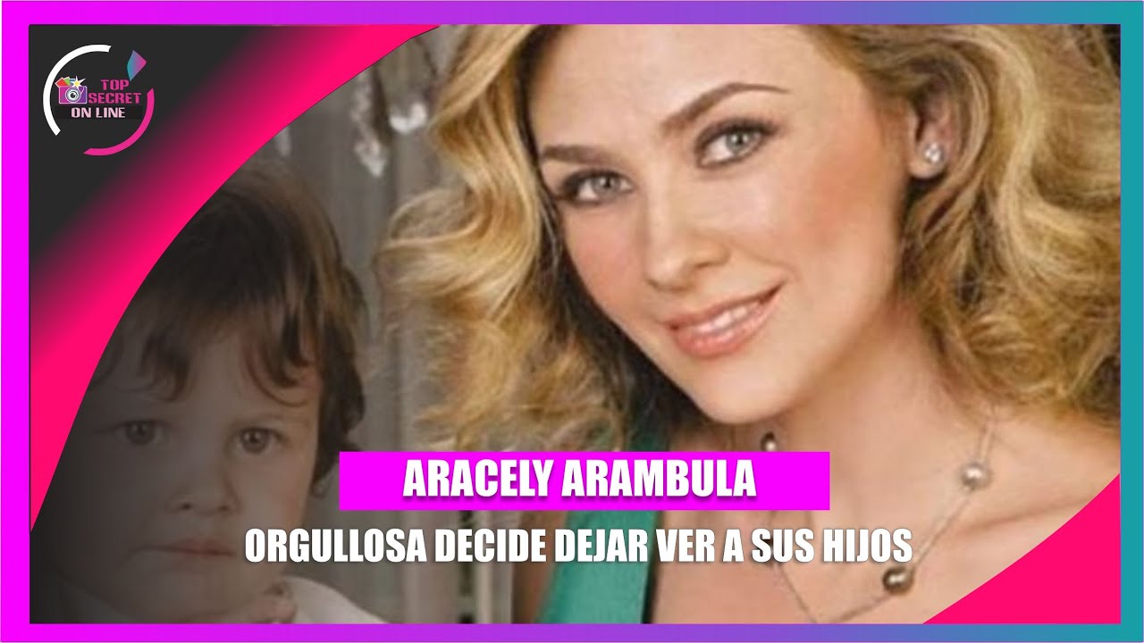 Aracely Arámbula deja ver a sus hijos CON Luis Miguel como nunca lo ha ...