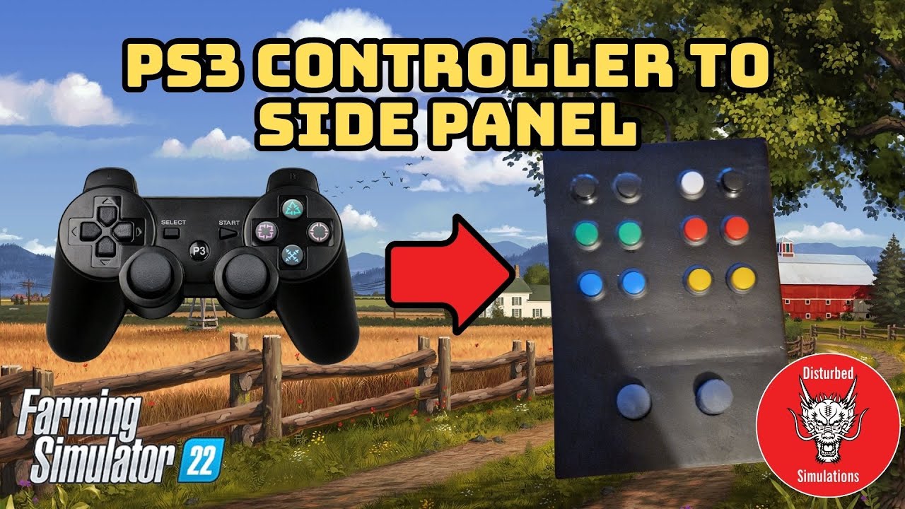 Turning a PS3 controller in to a side panel - YouTube
