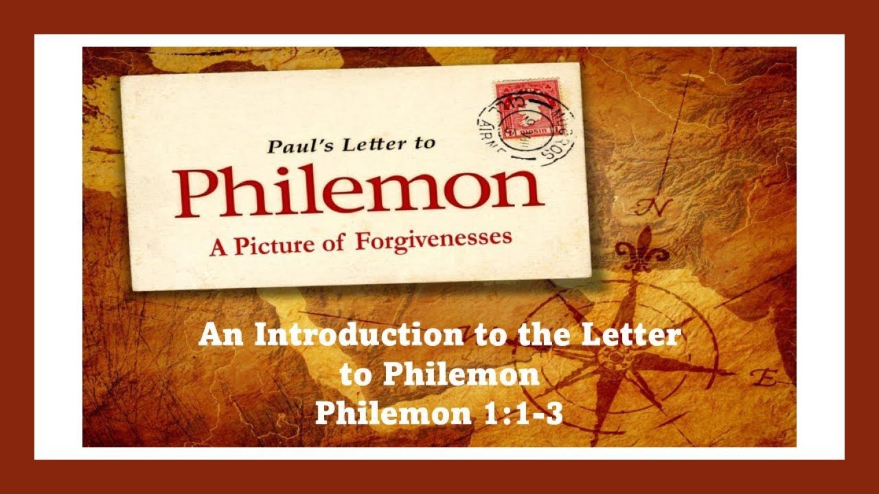 Forgiveness and Reconcilation (Philemon 1-3) repeat - YouTube