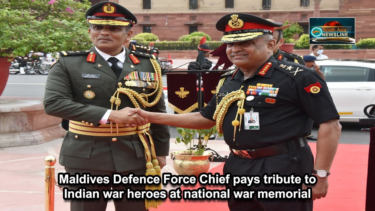Maldives Defence Force Chief pays tribute to Indian war heroes at ...
