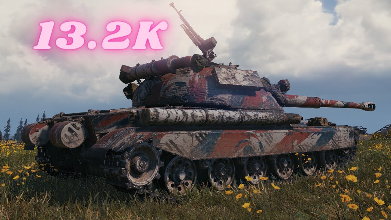 60TP Lewandowski 13.2K Damage 9 frags World of Tanks #WOT Tank Game ...