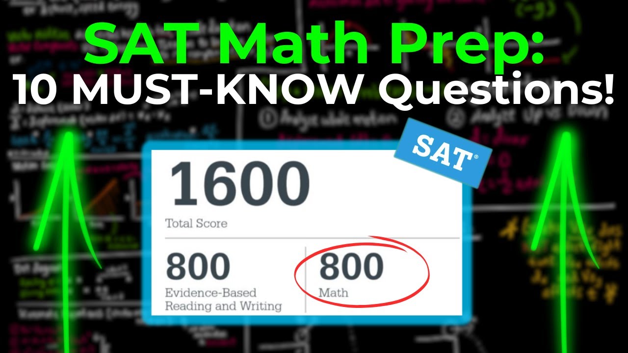 10 SAT MATH Questions for 1500+ (2025) - YouTube