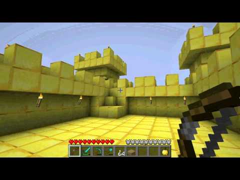 minecraft gold castle - YouTube