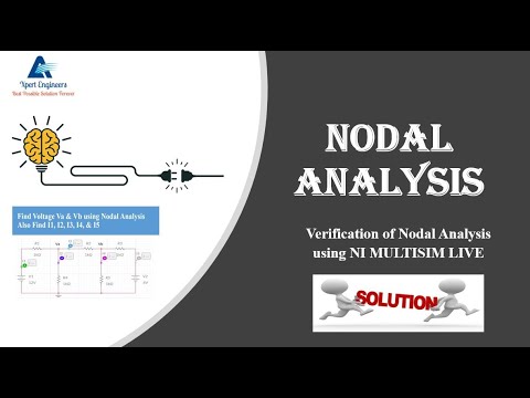 Nodal Analysis | Step by Step Complete Solution | Multisim Live ...