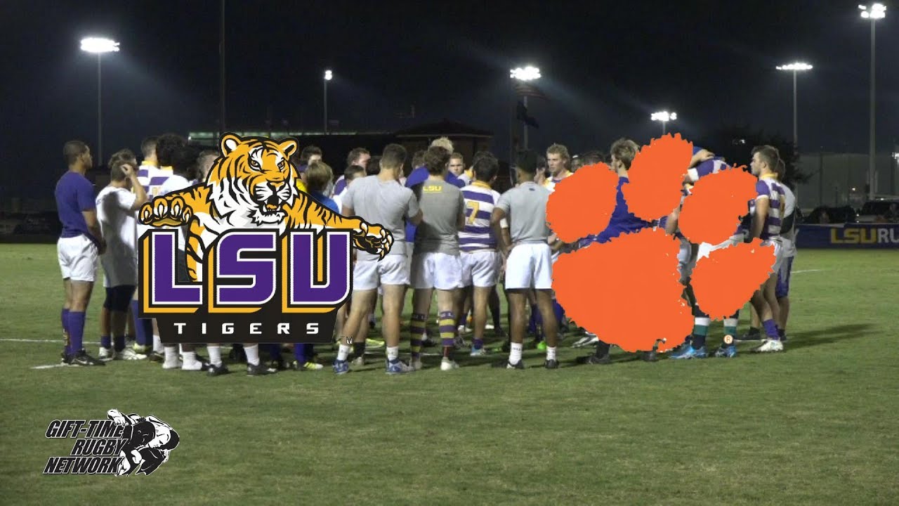 LSU Rugby vs. Clemson Rugby: Battle of the Tigers of Death Valley (Full ...