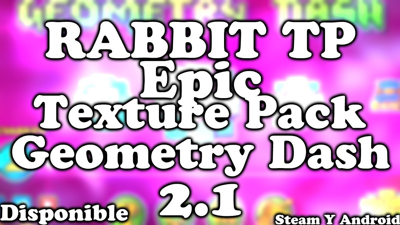 HOW to DOWNLOAD textures for GEOMETRY DASH RABBIT - YouTube