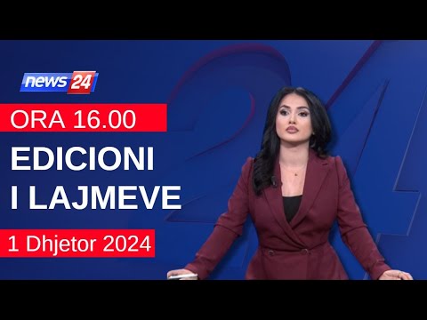 1 Dhjetor 2024 Edicioni i Lajmeve në News24 në studio Megi Latifi (Ora ...