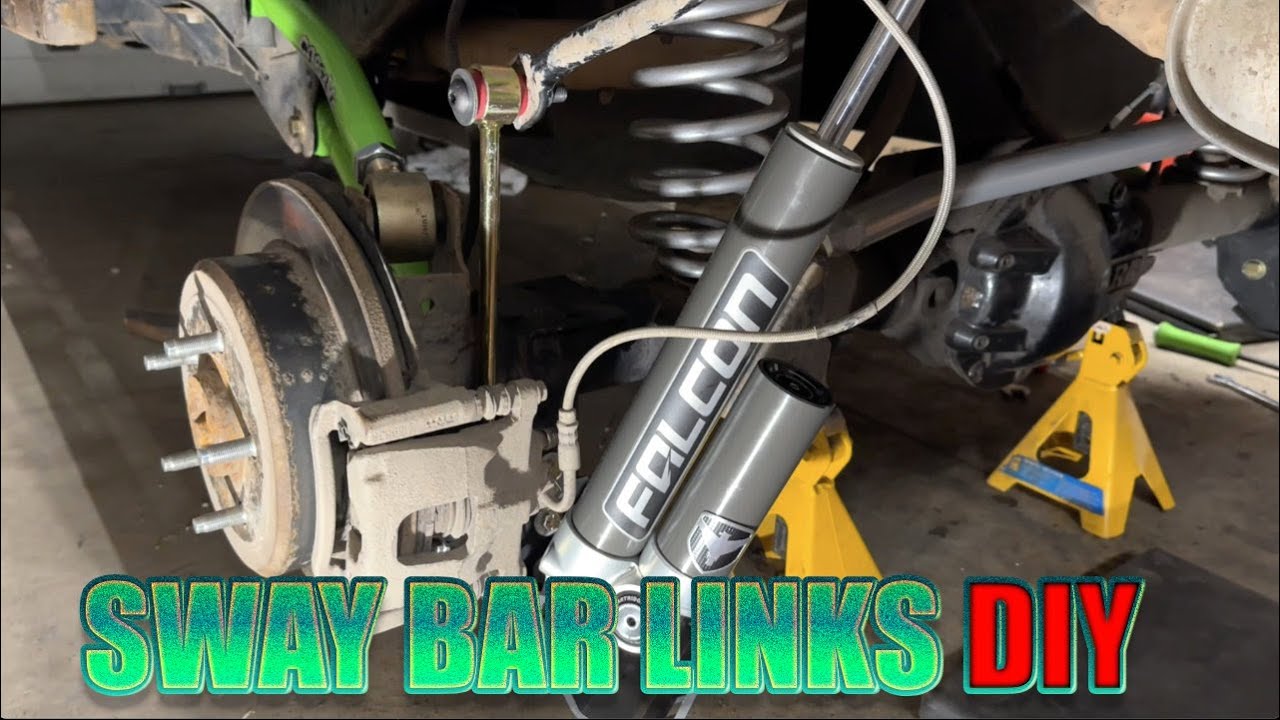 Rugged Ridge Jeep JK Rear Sway Bar Links DIY - YouTube