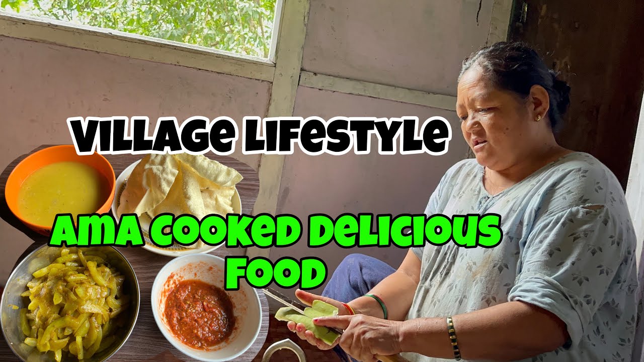 Ama Cooked Delicious Food . Village Lifestyle. - YouTube