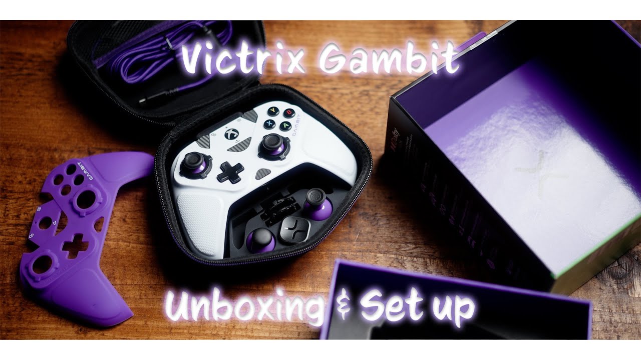 Victrix Gambit controller - unboxing and setup - YouTube