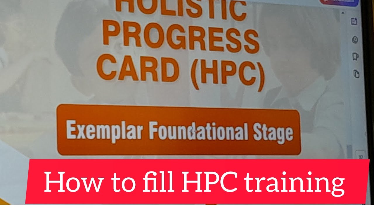 How to fill HOLISTIC Progress Card training|| Bikram Pandey|NEP 2020 ...