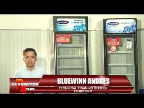 GENERATION RX PLUS - SPECIALS - FUJIDENZO GLASS DOOR FREEZER - YouTube