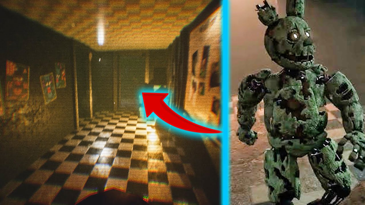 ¡Soy el animatrónico Springtrap en la pizzería! en FNAF Simulator - YouTube