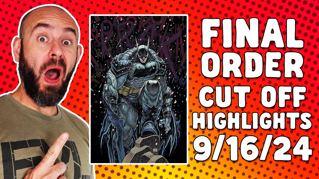 FINAL ORDER CUT OFF HIGHLIGHTS & SPEC for 9/16 of 2024 - YouTube