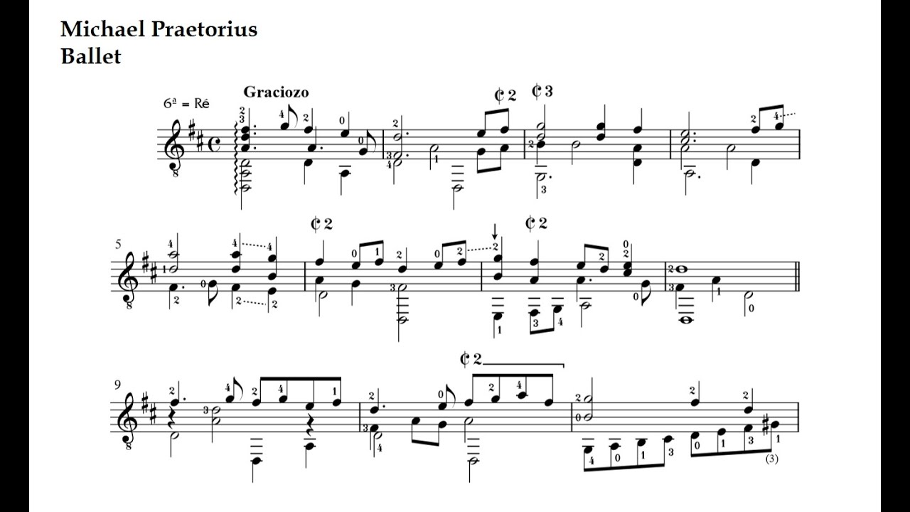 M. Praetorius. Ballet - YouTube