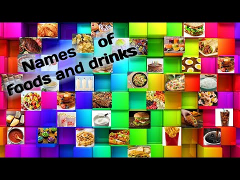 Learn food names for kids 2020 / preschool children / types of food in ...