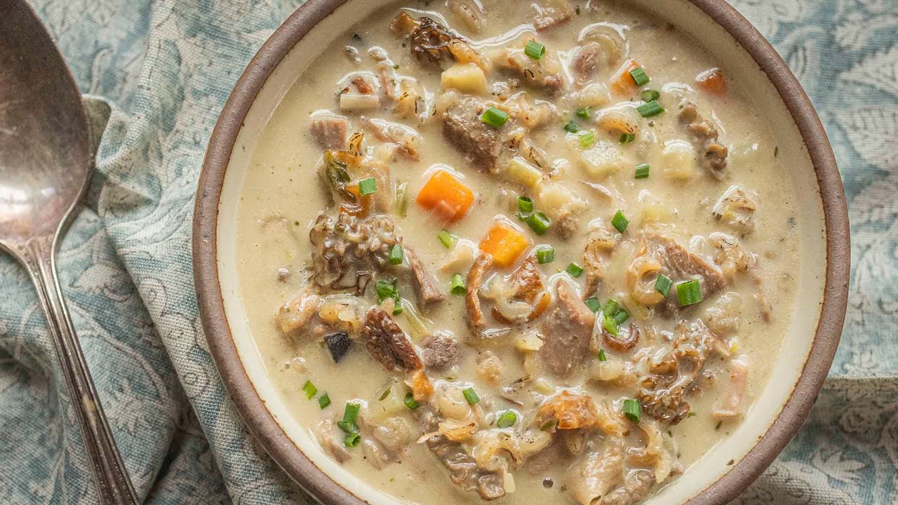 Cream of Goose Soup with Wild Rice and Mushrooms - YouTube