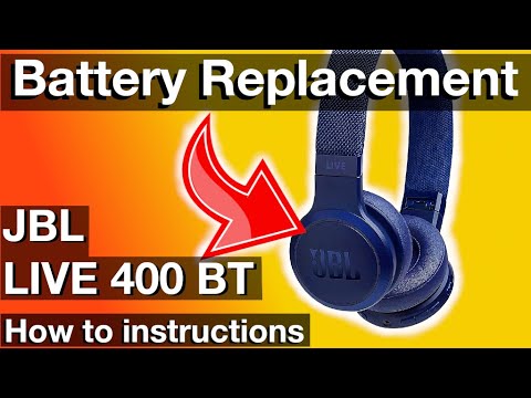 Battery Replacement JBL LIVE400BT Headphones (How to instruction) - YouTube