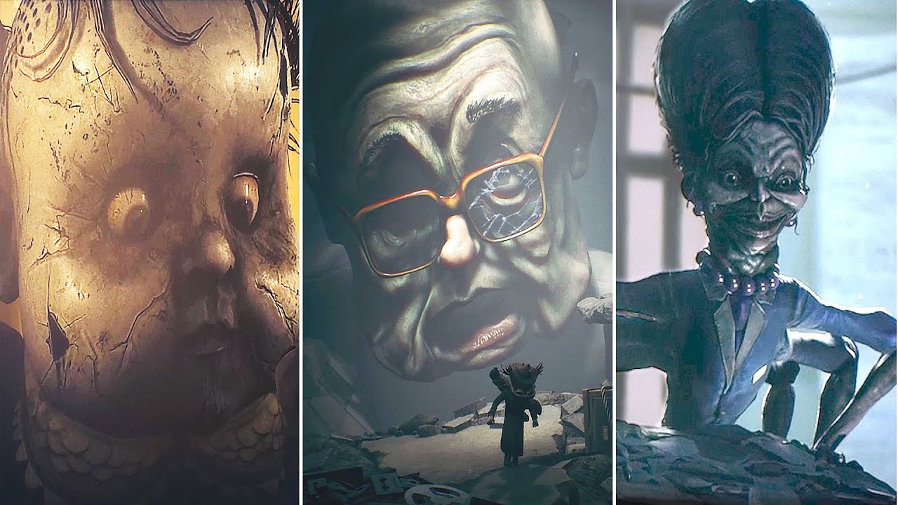 Little Nightmares 3 - ALL BOSSES + True Ending (With Cutscenes) - YouTube