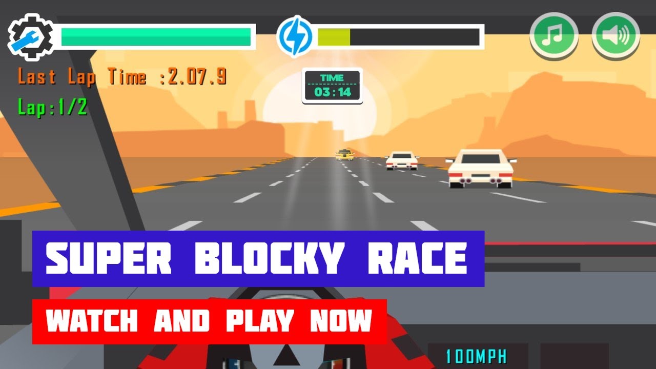 Super Blocky Race · Game · Gameplay - YouTube