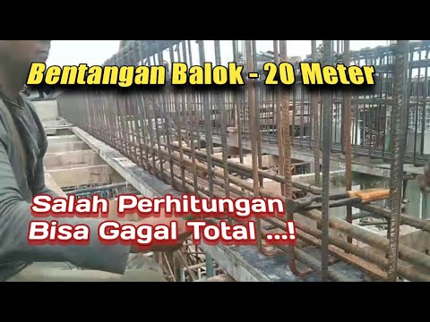 Pasang Penulangan besi balok beton untuk Gedung bertingkat - YouTube