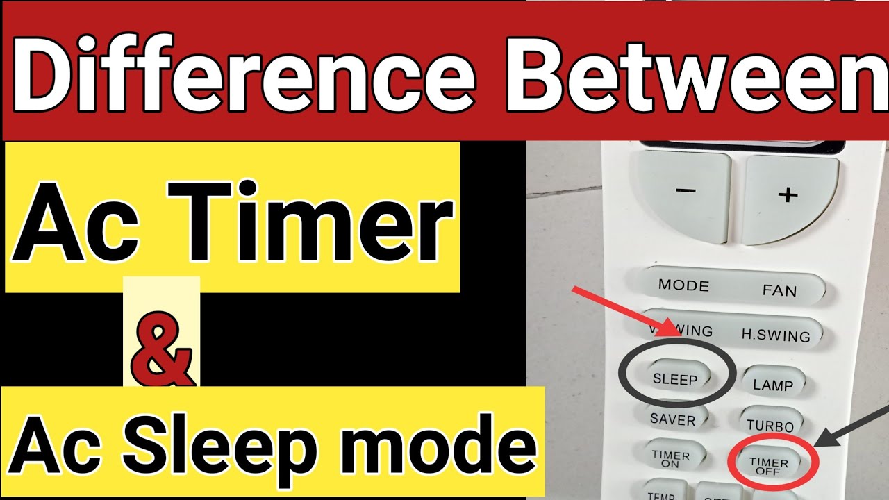 How to use timer and sleep mode in your ac!! Ac Technical!! - YouTube