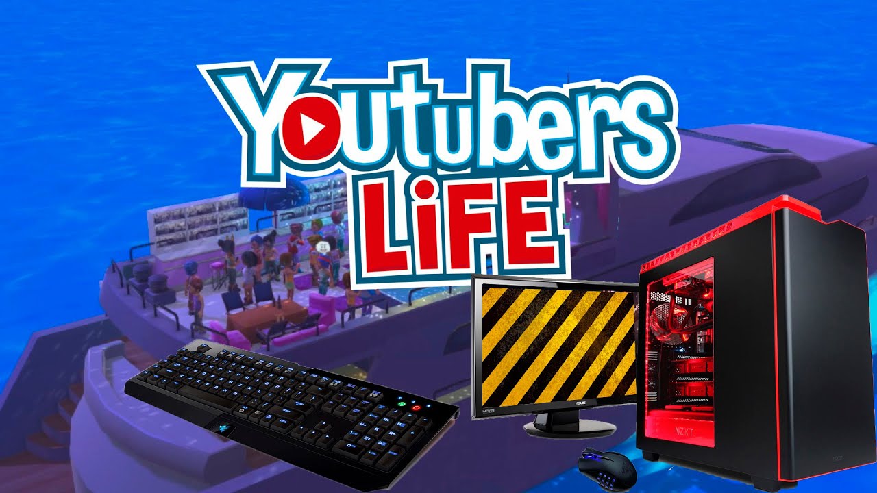 reparando mi pc en Youtubers Life:Youtubers Life - YouTube