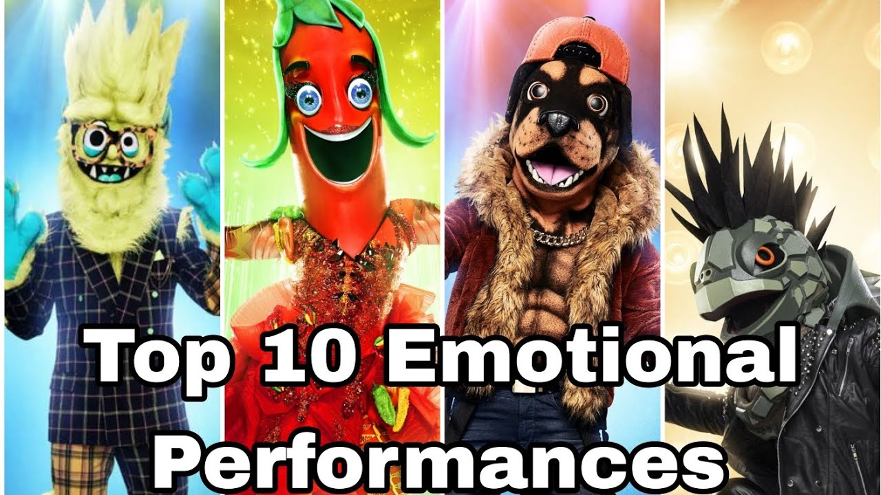 Top 10 Most Emotional Performances On The Masked Singer - YouTube
