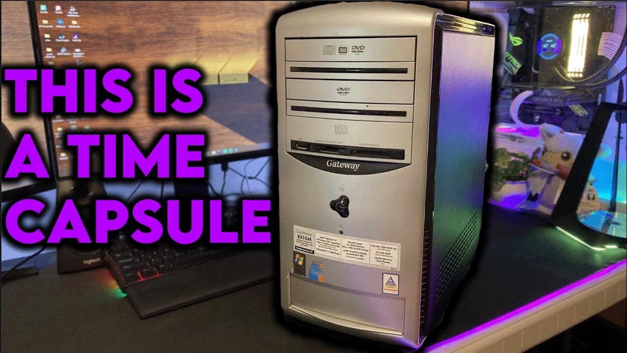 Let's tour this Windows XP Gateway computer. - YouTube