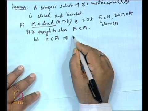Mod-01 Lec-12 Finite Dimensional Normed Spaces and Subspaces - YouTube