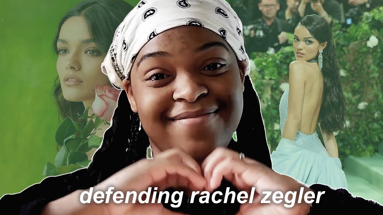 rachel zegler isn't annoying, y'all are - YouTube