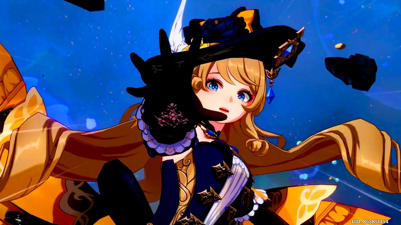 Navia Falls into the Primordial Water! (Cutscene) - Genshin Impact ...