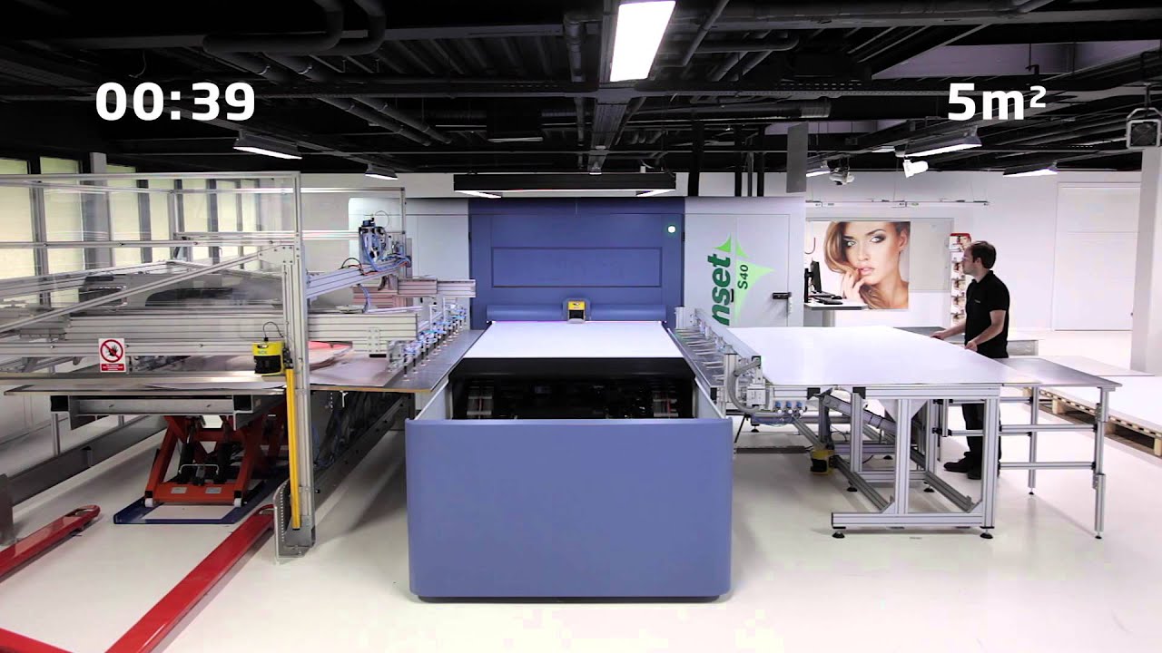 How fast is the Inca Onset S40i Wide Format Digital Inkjet Printer ...
