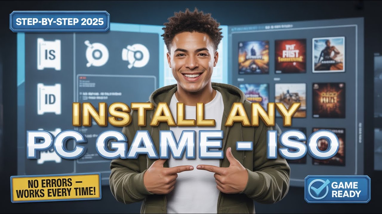 How to Install Any PC Game from ISO File (Step-by-Step, 2025) - YouTube