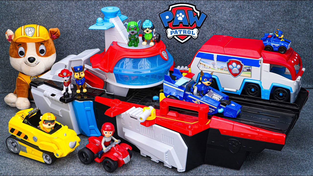 133 Minutes Satisfying with Unboxing Paw Patrol Lookout Tower PlaySet ...