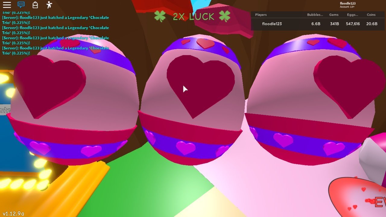 bubblegum simulator update 39 grinding new Eternal Heart! - YouTube
