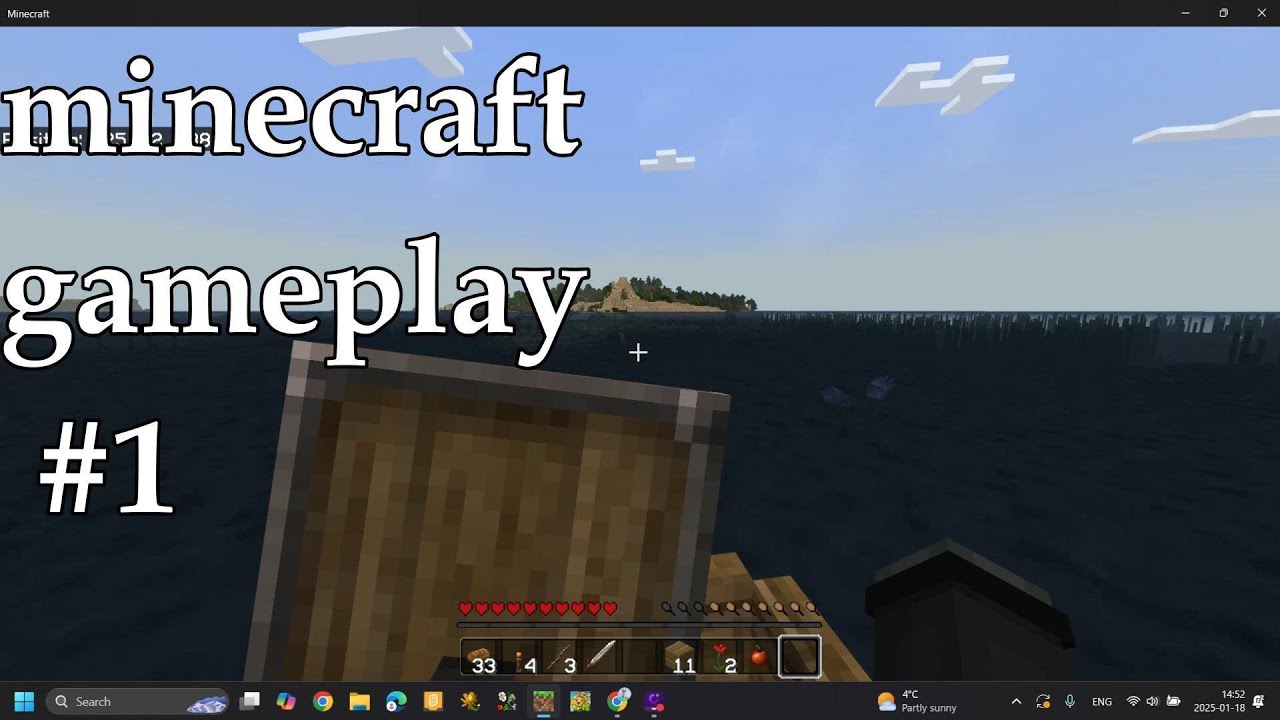 minecraft gameplay #1 - YouTube