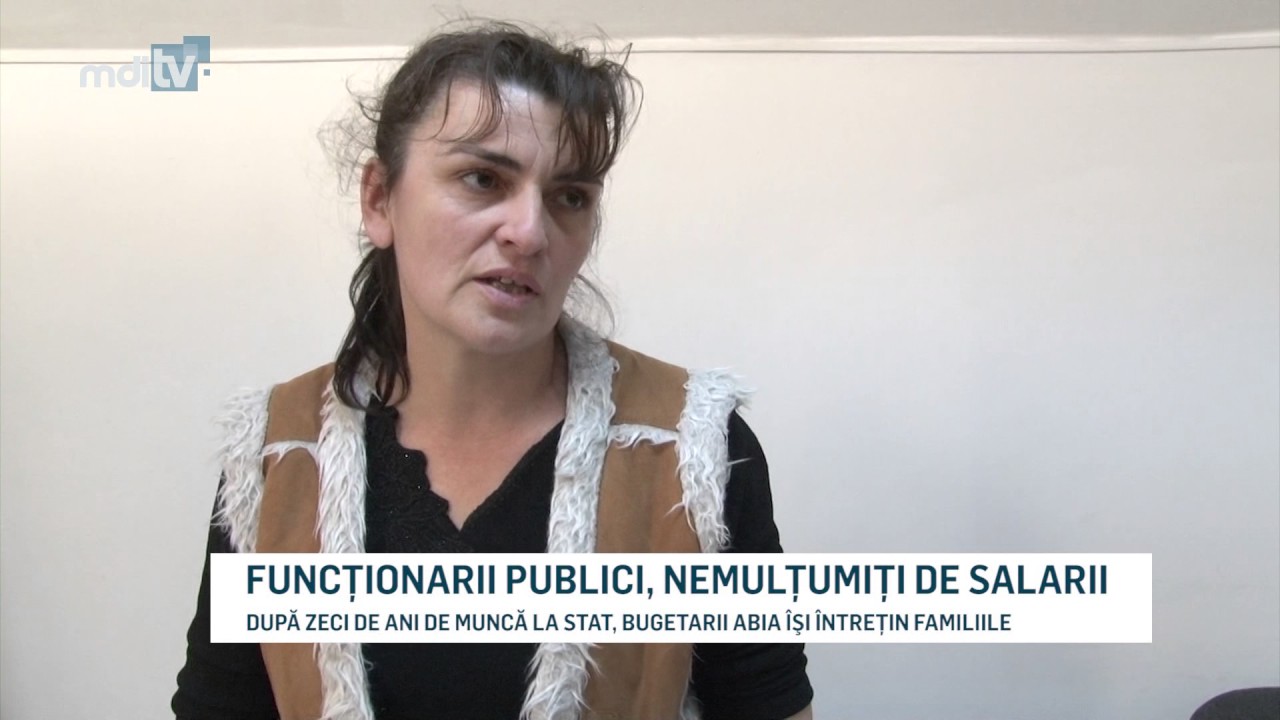 FUNCTIONARII PUBLICI, NEMULTUMITI DE SLARII - YouTube